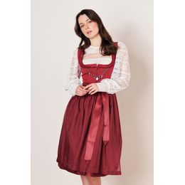 Kr&uuml;ger Dirndl KR&Uuml;GER "Dirndl Shiloh (70cm)", Damen, Gr. 38, rot, Kleider Dirndl