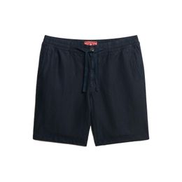Shorts Superdry "Bermuda-Shorts Merchant Linen Short", Herren, Gr. XXL, N-Gr, blau, Obermaterial: 58% Leinen LI. 42% Baumwolle CO., Hosen Shorts