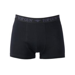 Boxer Top Gun "Boxershorts Doppelpack TGUW002", Herren, Gr. S, schwarz, Obermaterial: 95% Baumwolle CO. 5% Elasthan EL., Unterhosen Boxer