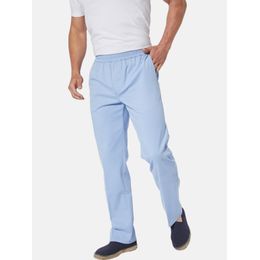 Schlupfhose Babista "Hose PARIELLA", Herren, Gr. 60, N-Gr, blau (hellblau), Obermaterial: 98% Baumwolle CO. 2% Elasthan EL., regular fit, Hosen Schlupfhose, aus Stretch-Qualit&auml;t