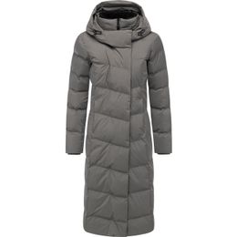 Wintermantel Ragwear "Wintermantel Pavla Long Soft YOUMODO", Damen, Gr. 5XL, grau (stone grau), Obermaterial: 100% Polyester PES. Obermaterial: Futter: 100% Polyester PES. 100% Polyester PES., M&auml;ntel Wintermantel