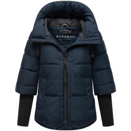 Steppjacke Navahoo "Steppjacke Lotusherz XIV", Damen, Gr. S, blau (navy), Obermaterial: 100% Polyester PES. Obermaterial: Futter: 100% Polyester PES. 100% Polyester PES., Jacken Steppjacke