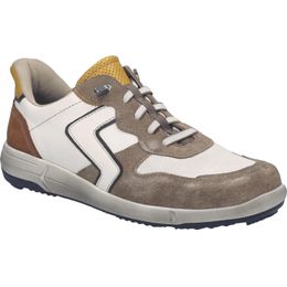Sneaker Josef Seibel "Enrico 34, sand-multi", Herren, Gr. 46, beige (sand, multi), Obermaterial: 100% Rindsleder Leather cow., Schuhe Sneaker