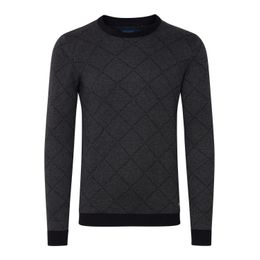 Rundhalspullover Blend "Rundhalspullover BHNison", Herren, Gr. 3XL, grau (charcoal mix), Obermaterial: 75% Baumwolle CO. 25% Polyacryl PAN., Pullover Rundhalspullover