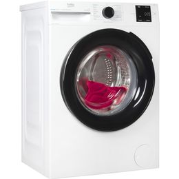 Beko Waschmaschine "BM3WFU3741X", Energieeffizienz: A, wei&szlig;, B:60cm H:84,5cm T:49,6cm, Waschmaschinen, Waschen mit EnergySpin: Bis zu 35 % Energie sparen &ndash; nicht nur in Eco, Waschmaschine