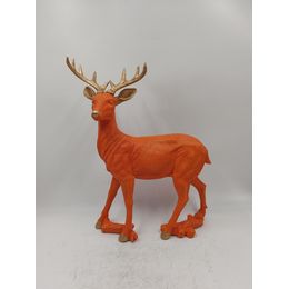 Dekofigur AM Design "Dekoobjekt aus Polyresin", orange, B:37cm H:44cm, Polyresin, Dekofiguren, Dekofigur, BxH: 37x44 cm