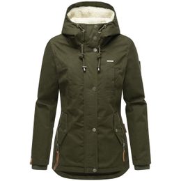 Winterjacke Marikoo "Winterjacke Bikoo", Damen, Gr. XS, gr&uuml;n (olive), Obermaterial: 100% Baumwolle CO. Obermaterial: Futter: 100% Polyester PES. 100% Polyester PES., Jacken Winterjacke