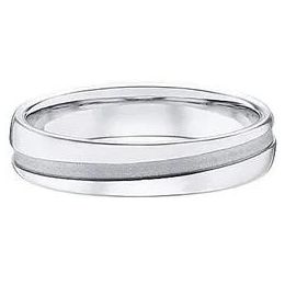 Trauring Firetti "Schmuck Geschenk Hochzeit Ehering Trauring "LIEBE" Gr. 23, silber (silberfarben), Fingerringe, Damen, 23, ohne Zirkonia, Silber 925 (Sterlingsilber), 5mm, Trauring, wahlweise mit oder ohne Zirkonia (synth.)