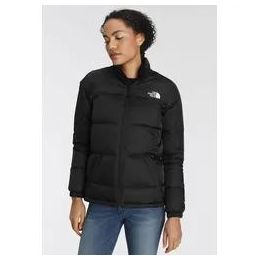 Daunenjacke The North Face "DIABLO", Herren, Gr. L (40), schwarz, Obermaterial: 100% Nylon. Futter: 100% Nylon. F&uuml;llung: 90% Daunen, 10% Federn, elastischer Bund, Jacken Daunenjacke, f&uuml;r Wandern, winddicht, wasserabweisend, atmungsaktiv