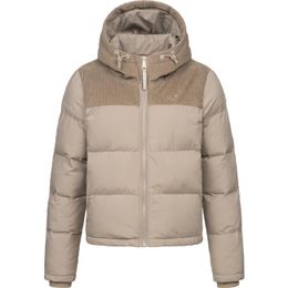 Steppjacke Ragwear "Steppjacke Amazze", Damen, Gr. XL, beige (bone), Obermaterial: 100% Polyester PES. 100% Baumwolle CO. Obermaterial: Futter: 100% Polyester PES. 100% Polyester PES., Jacken Steppjacke