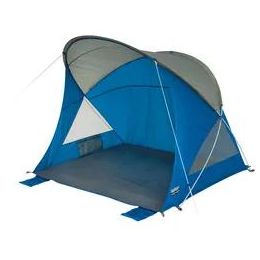 Strandmuschel High Peak "Sevilla", blau (blau, grau), Zelte, B/H/L: 160cm x 130cm x 130cm, B:160cm H:130cm L:130cm