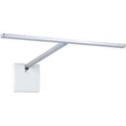 Paulmann LED Bilderleuchte "Xana", grau (aluminiumfarben), 1, H: 8,5cm, 1 Stk., Leuchten, dimmbar, LED Bilderleuchte