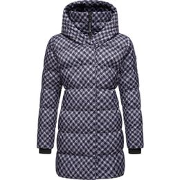 Steppmantel Ragwear "Steppmantel Niara Print", Damen, Gr. S, lila (lavender), Obermaterial: 100% Polyester PES. Obermaterial: Futter: 100% Polyester PES. 100% Polyester PES., M&auml;ntel Steppmantel
