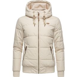 Steppjacke Ragwear "Winterjacke Nuggys Solid", Damen, Gr. 3XL, beige, Obermaterial: 100% Polyester PES. Obermaterial: Futter: 100% Polyester PES. 100% Polyester PES., Jacken Steppjacke