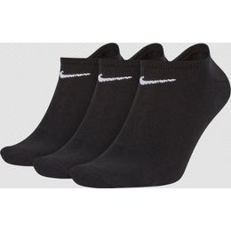 Funktionssocken Nike "U NK LTWT NS 3PR-VALUE 108", Damen, Gr. S (34/37), schwarz, wei&szlig;, Obermaterial: 83% Baumwolle, 16% Nylon, 1% Elasthan, Socken Funktionssocken, f&uuml;r Workout und Freizeit, weiches, elastisches Garn
