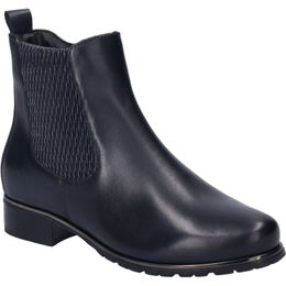 Stiefelette Josef Seibel "Chiara 02, dunkelblau", Damen, Gr. 36, blau (dunkelblau), Obermaterial: 100% Rindsleder Leather cow., Schuhe Stiefelette