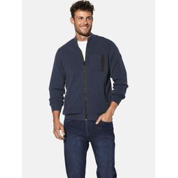 Strickjacke Babista "Strickjacke RELAN", Herren, Gr. M, blau, Obermaterial: 100% Baumwolle CO., Strickjacken Strickjacke