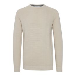 !Solid Strickfleece-Pullover SOLID "Strickpullover SDNicholas", Herren, Gr. XXL, beige (oatmeal), Obermaterial: 100% Baumwolle CO., Pullover Strickfleece-Pullover