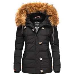 Winterjacke Navahoo "Winterjacke Zoja", Damen, Gr. S, schwarz, Obermaterial: 100% Polyester PES. Obermaterial: Futter: 100% Polyester PES. 100% Polyester PES., Jacken Winterjacke