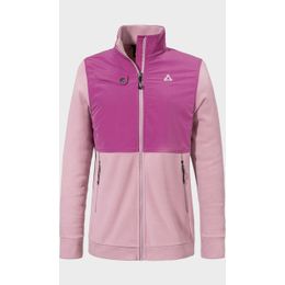 Sch&ouml;ffel Fleecejacke SCH&Ouml;FFEL "Fleece Jk Style Maghera WMN", Damen, Gr. 42, 3105, rosa, Oberstoff: 100% Polyester; Oberstoff Besatz: 100% Polyester, regular fit, hoch geschlossener Ausschnitt, Jacken Fleecejacke