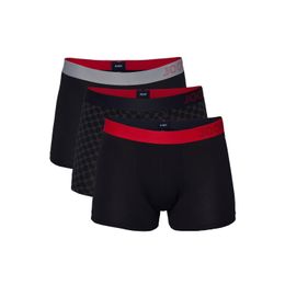 JOOP! Boxershorts JOOP "Boxershort Everyday Boxer Briefs 3er Pack", Herren, Gr. L, schwarz, Obermaterial: 95% Baumwolle CO. 5% Elasthan EL., Unterhosen Boxershorts