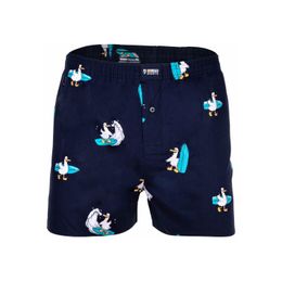 Webboxer Happy Shorts "Web-Boxershorts 1er Pack", Herren, Gr. M, bunt (surfing seagull), Obermaterial: 100% Baumwolle CO., Unterhosen Webboxer