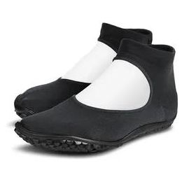 Barfu&szlig;schuh Leguano "BALLERINA", Damen, Gr. XL (44/45), schwarz, Textil, Schuhe Barfu&szlig;schuh Ballerina Riemchenballerina, Ballerina, Slipper, Bequemschuh Flexibilit&auml;t vom Zeh bis zur Ferse