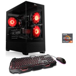 CSL Gaming-PC "Levita V26120", schwarz, Microsoft Windows 11 Home (64 Bit), 16 GB RAM 1.000 GB SSD, Desktop-PCs, Gaming-PC