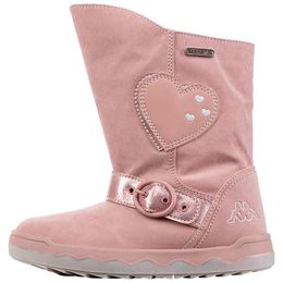 Schlupfboots Kappa, M&auml;dchen, Gr. 27, rosa (ros&eacute;, l'grau), Synthetik, Schuhe Schlupfboots, - mit Rei&szlig;verschluss auf der Innenseite