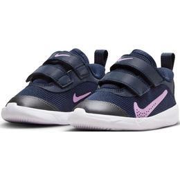 Hallenschuh Nike "Omni Multi-Court (TD)", Jungen, Gr. 21, schwarz (obsidian), Synthetik, Textil, Schuhe Hallenschuh, mit Klettverschl&uuml;ssen, f&uuml;r Kinder