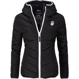 Steppjacke Navahoo "Winterjacke Elva", Damen, Gr. XXL, schwarz, Obermaterial: 100% Polyester PES. Obermaterial: Futter: 100% Polyester PES. 100% Polyester PES., Jacken Steppjacke