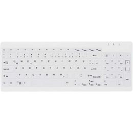 Cherry Tastatur "AK-C7012", wei&szlig;, B:11,7cm H:4,7cm T:13,4cm, Tastaturen, Tastatur