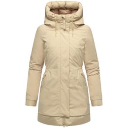 Wintermantel Navahoo "Wintermantel Winterprinzessin 14", Damen, Gr. L, beige, Obermaterial: 100% Polyester PES. Obermaterial: Futter: 100% Polyester PES. 100% Polyester PES., M&auml;ntel Wintermantel
