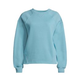 Sweatshirt SALZHAUT "Sweatshirt REIP", Damen, Gr. XS, blau (reef), Obermaterial: 80% Baumwolle CO. 20% Polyester PES., Sweatshirts Sweatshirt