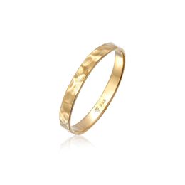 Silberring Elli Premium "Ring Bandring Freundschaftsring Ehering 585er Gelbgold" Gr. 54, gold, Fingerringe, Damen, 54, Gelbgold 585, Silberring