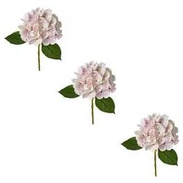 Kunstblume Creativ green "Hortensie", rosa, H:48cm, Obermaterial: 80% Polyester, 20% Polyethylen, Kunstpflanzen