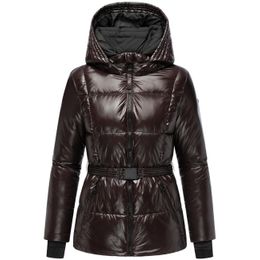 Steppjacke Navahoo "Steppjacke Eisglanz 14", Damen, Gr. XXL, braun (choco), Obermaterial: 100% Nylon NY. Obermaterial: Futter: 100% Polyester PES. 100% Polyester PES., Jacken Steppjacke