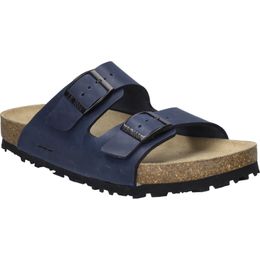 Sandale Josef Seibel "Hermine 01, ocean", Damen, Gr. 37, blau (ocean), Obermaterial: 100% Rindsleder Leather cow., Schuhe Sandale