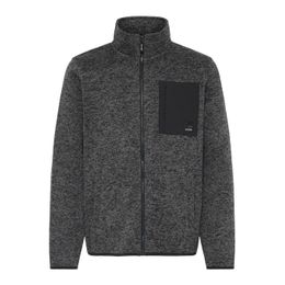 Fleecejacke Blend "Fleecejacke BHMMelfe", Herren, Gr. S, grau (iron gate), Obermaterial: 100% Polyester PES., Jacken Fleecejacke