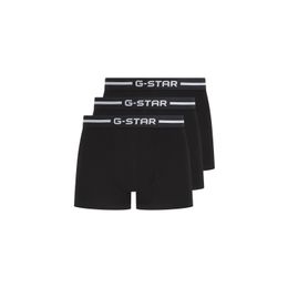 G-Star Raw Boxershorts G-STAR "Boxershort ACRE Trunk 3-pack 3er Pack", Herren, Gr. XL, schwarz, Obermaterial: 95% Baumwolle CO. 5% Elasthan EL., Unterhosen Boxershorts