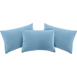 Zierkissen Maintal, blau, B:40cm, Polyester, Polsterauflagen, Zierkissen, (3 Stck.)