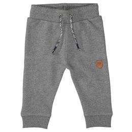 Jogginghose STACCATO, Jungen, Gr. 68, Normalgr&ouml;&szlig;en, grau, Oberstoff: 55% Baumwolle, 45% Polyester., kontrastfarbene Details, unifarben, Basic, normal, Hosen Jogginghose, Baby