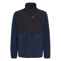 Fleecejacke North Bend "Fleecejacke NBDean M", Herren, Gr. L, blau (navy blazer), Obermaterial: 100% Polyester PES., unifarben, regular fit normal, ohne Ausschnitt, Jacken Fleecejacke