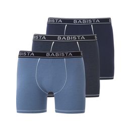 Retro Pants Babista "3er Pack Retropants FARLON", Herren, Gr. L-XL, blau, Obermaterial: 95% Baumwolle CO. 5% Elasthan EL., Unterhosen Retro Pants