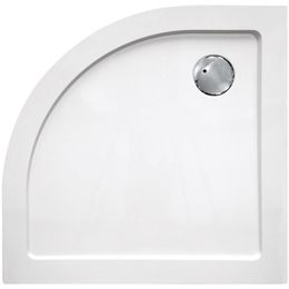 Duschwanne Sanotechnik "SMC", wei&szlig;, B:90cm H:3,5cm T:90cm, Duschwannen, rund, BxT: 90 x 90 cm