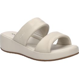 Slipper Josef Seibel "Eve 05, biscuit", Damen, Gr. 39, beige (biscuit), Obermaterial: 100% Rindsleder Leather cow., Schuhe Slipper