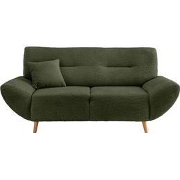2-Sitzer Home Affaire "Drago", moosgr&uuml;n, B:173cm H:81cm T:90cm, 100% Polyester, Sofas, 2-Sitzer