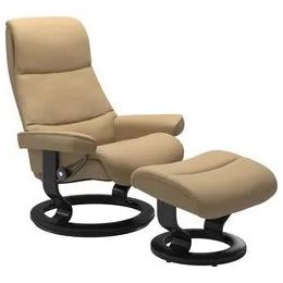 Relaxsessel stressless "View", beige (sand paloma), B:82cm H:108cm T:81cm, Leder BATICK: BATICK ist ein leicht korrigiertes, durchgef&auml;rbtes und genarbtes M&ouml;belleder, bei dem die meisten Unebenheiten und Spuren in der Regel entfernt wurden.;Leder PALOMA: PALOMA ist ein durchgef&auml;rbtes Semianilin-M&ouml;belleder mit nat&uuml;rlicher Narbung.;ROHLEDER Stoff Q2 FARON: Ein fester zuverl&auml;ssiger Boucl&eacute; mit einem st