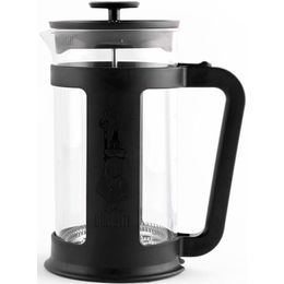 Kaffeebereiter Bialetti "Smart", schwarz (transparent, schwarz), 1 l, Kaffeemaschinen, Kaffeebereiter, hitzebest&auml;ndiges Borosilikatglas