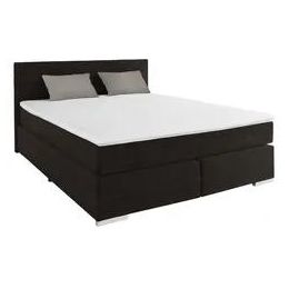 Boxspringbett COTTA "Simba", braun, L:209cm, Komplettbetten, Boxspringbett, wahlweise mit oder ohne Matratze und Topper bestellbar